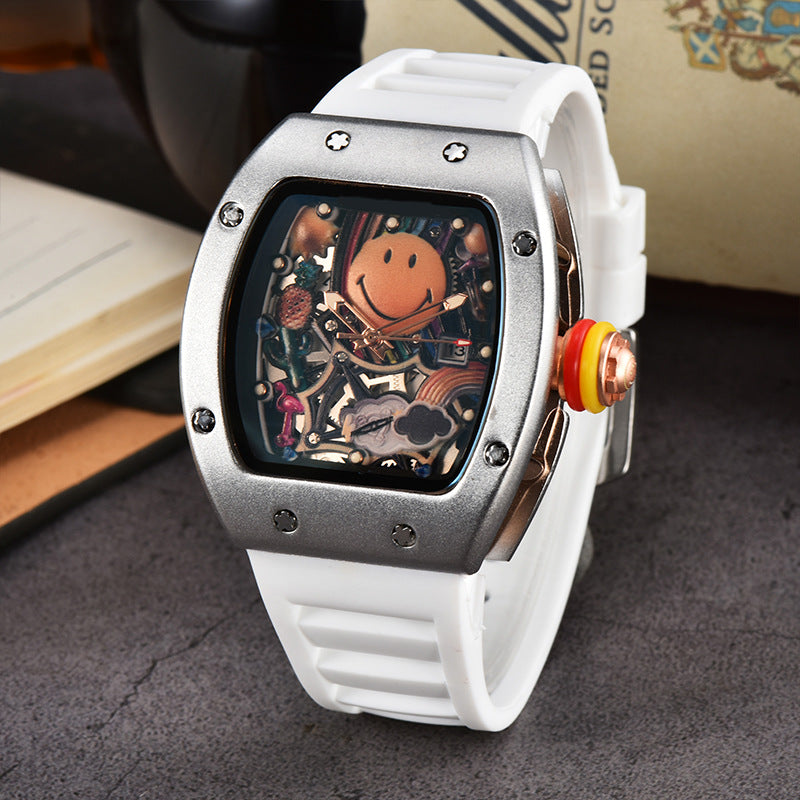 Richard mille RM Style Watch, Rubber Strap & Stainless Steel Case ...